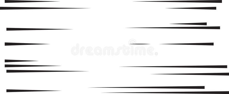 Anime and Manga Speed Action Lines Frame Stock Vector - Illustration of ...