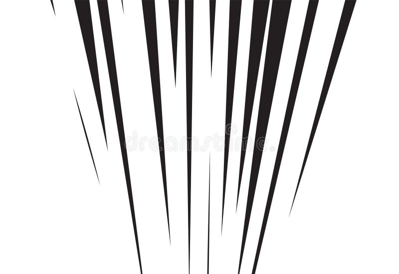 Anime and Manga Speed Action Lines Stock Vector - Illustration of burst ...