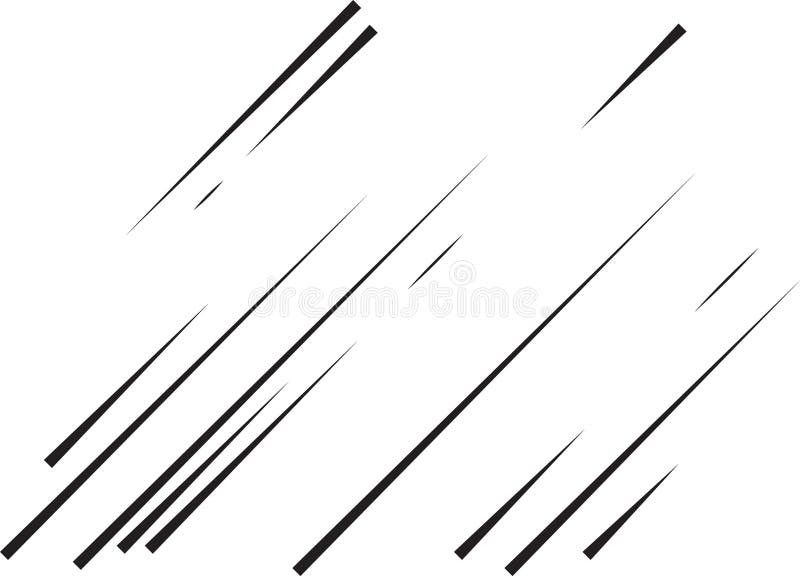 Anime and Manga Speed Action Lines Stock Vector - Illustration of ...