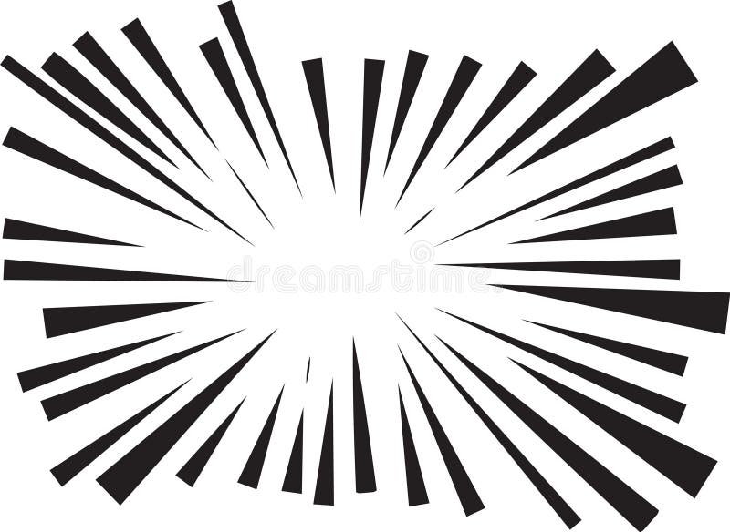 Anime and Manga Speed Action Lines Stock Vector - Illustration of ...