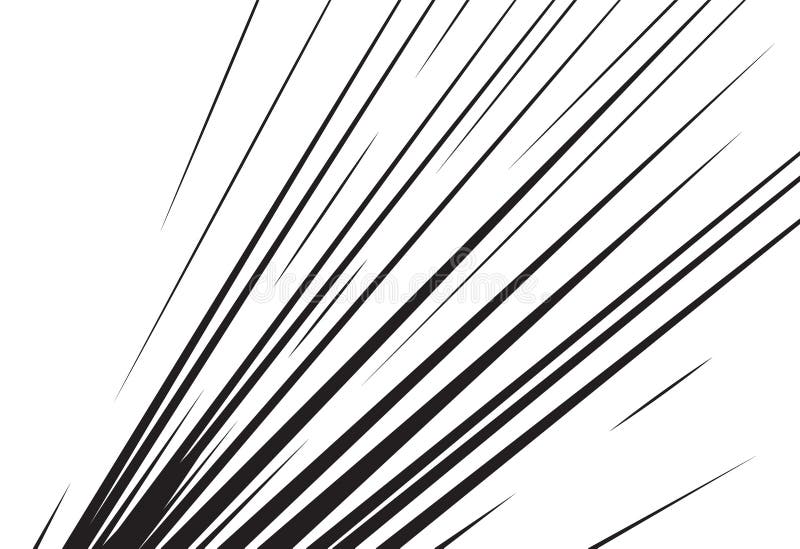 Anime and Manga Speed Action Lines Stock Vector - Illustration of ...