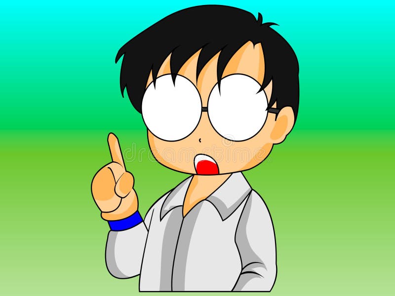 Anime Politico Character Di Chibi Illustrazione Vettoriale ...