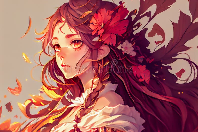 Anime Portrait of a Beautiful Girl. Generative AI, Generative, AI Stock ... Anime Portrait of a Beautiful Girl. Generative AI, Generative, AI Stock ...