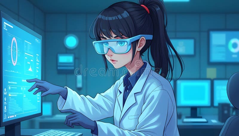 Anime Scientist Stock Illustrations – 824 Anime Scientist Stock ...