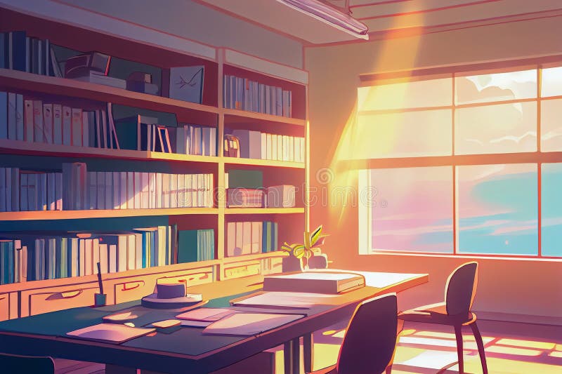 Anime Library Stock Illustrations – 673 Anime Library Stock ...