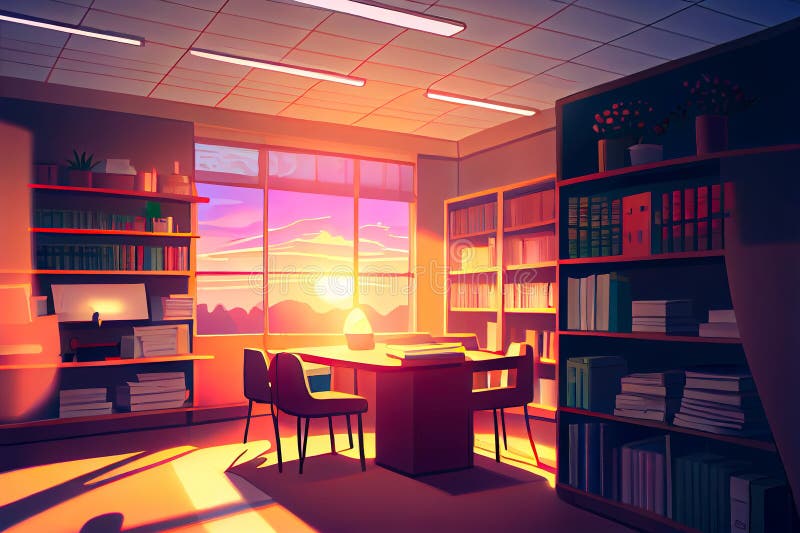 Anime Library Stock Illustrations – 673 Anime Library Stock ...
