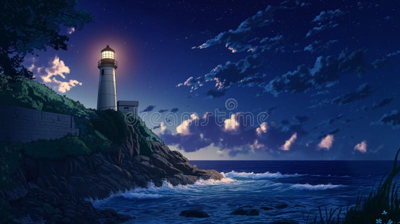 Anime theme for background stock photo. Image of cliff - 340769630
