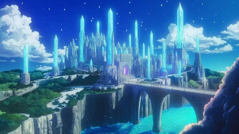 Anime theme for wallpaper stock photo. Image of city - 341561204