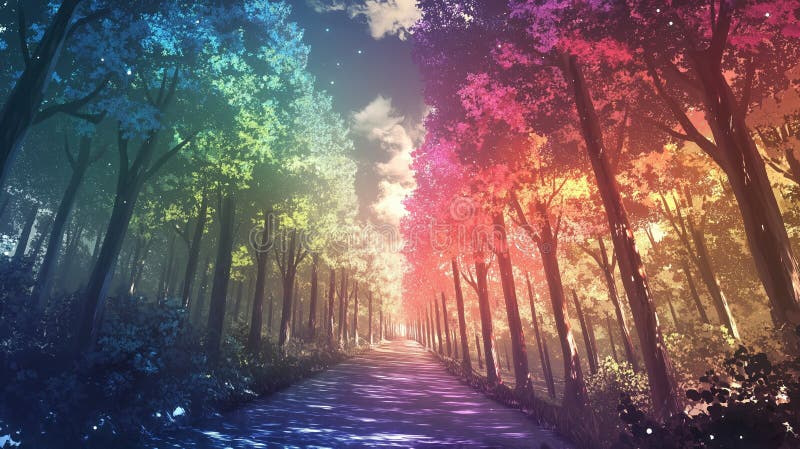 Anime theme for wallpaper stock photo. Image of background - 341555774