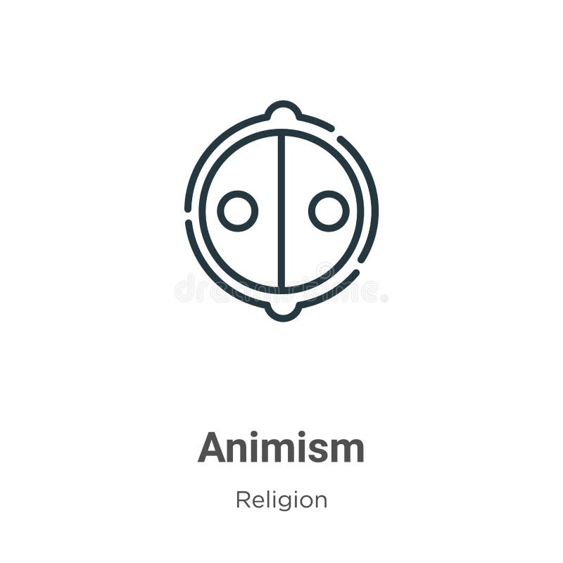 Animism Icon. Trendy Modern Flat Linear Vector Animism Icon On W Stock ...