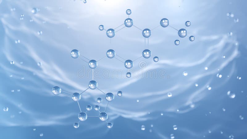 Aniracetam Molecule, Molecular Structures, Ampamet Medication, 3d Model ...