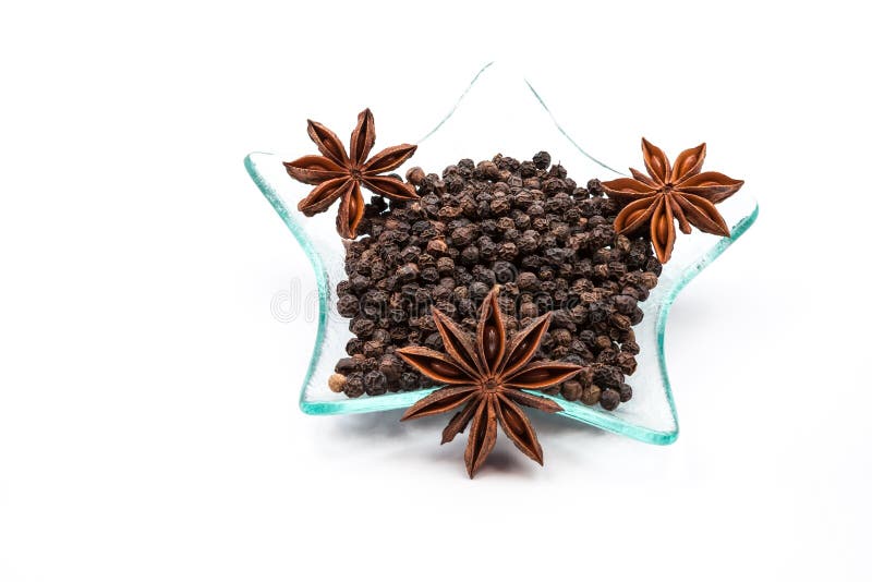 Anise star and cardamom stock image. Image of spices - 69539811