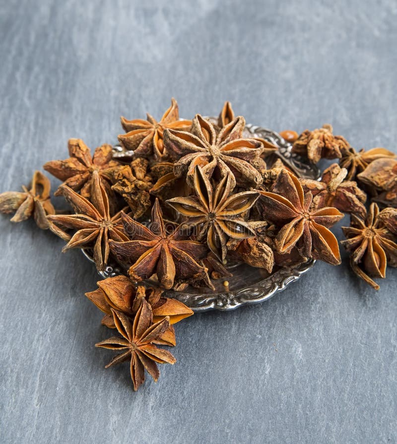 Anise Stars Spice stock foto. Image of ingrediënt, zaad - 63464148