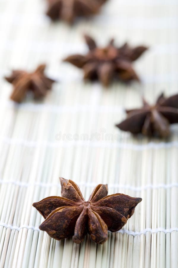 Aniseed stars. stock image. Image of aniseed, brown, food - 10939555