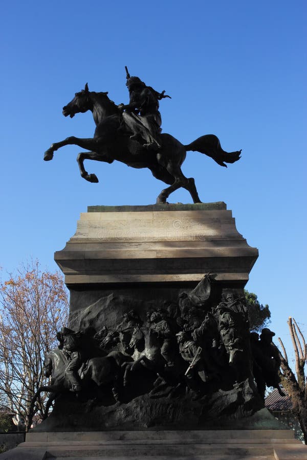 Anita Garibaldi monument stock image. Image of italian - 28252035