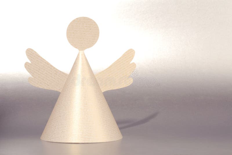 Anjo de papel foto de stock. Imagem de fundo, simples - 16220590