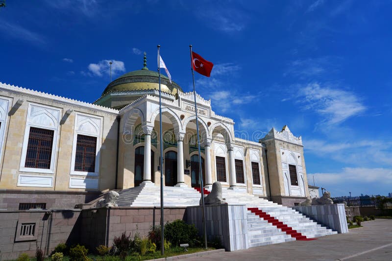 Ankara Ethnography Museum Building in Ulus Editorial Stock Photo ...