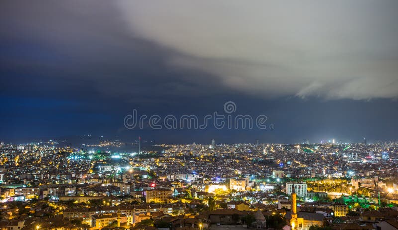 Ankara nights stock photo. Image of light, urban, town - 766894