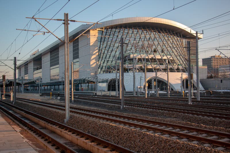 Ankara Train station editorial stock image. Image of move - 185826169