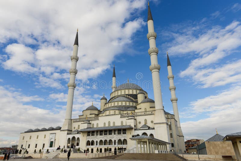 Ankara, Turchia, Moschea Di Kocatepe Immagine Stock - Immagine di ...