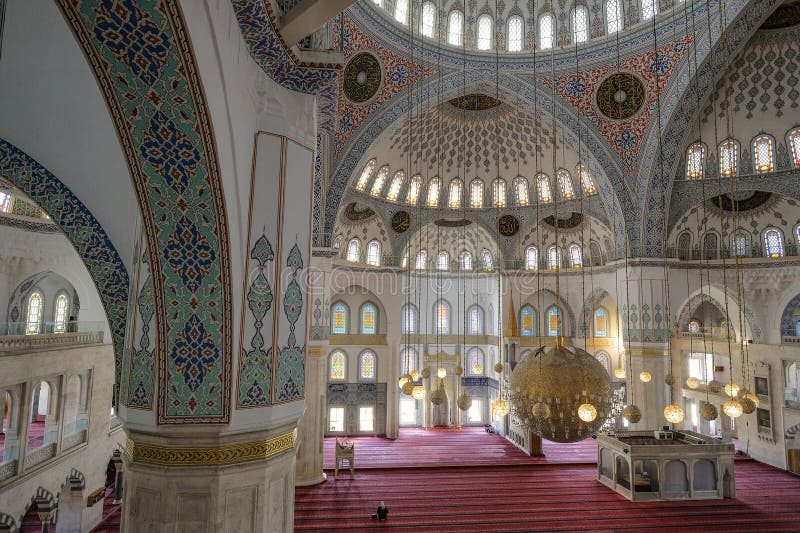 Kocatepe Mosque is the Largest Mosque in Ankara, Turkey Editorial ...