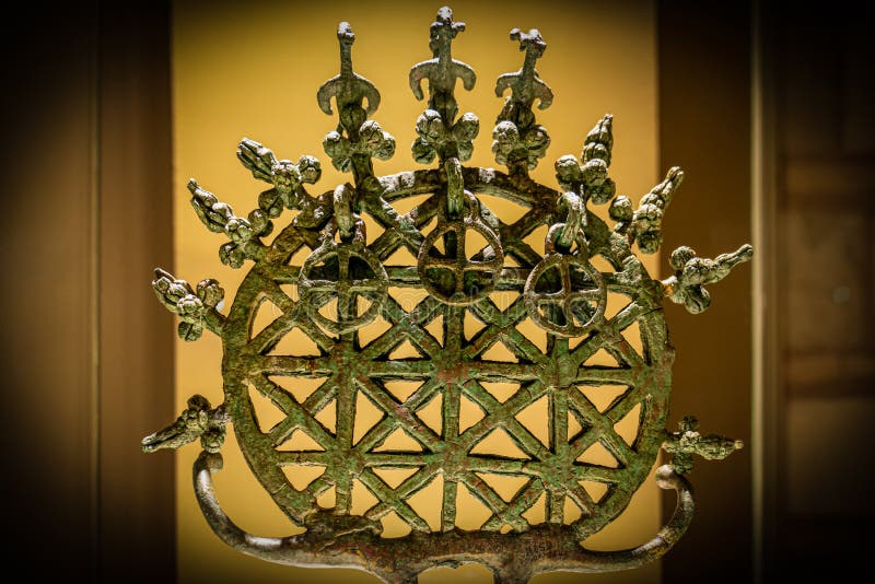 Hittite Sun Disk Figures from Bronze Age 2500 BC Editorial Stock Image ...