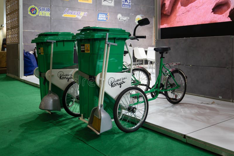 Ankara, Turkey - March 31: Tricycle Garbage Collector Editorial Stock ...