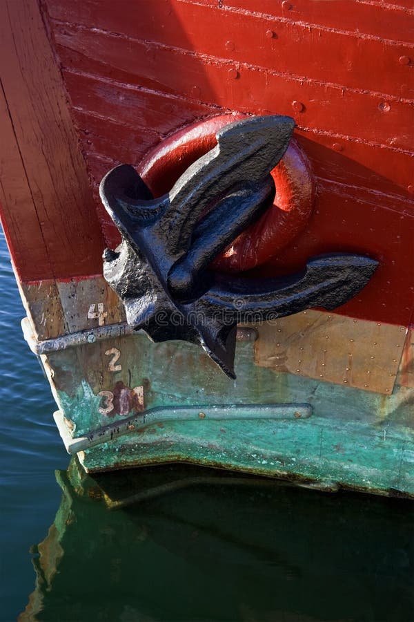 Anker stock photo. Image of water, detail, stem, vessel - 27720060