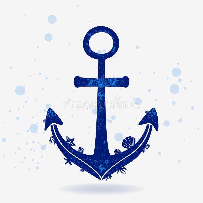 Anker vector illustratie. Illustration of zeester, grafisch - 37352077