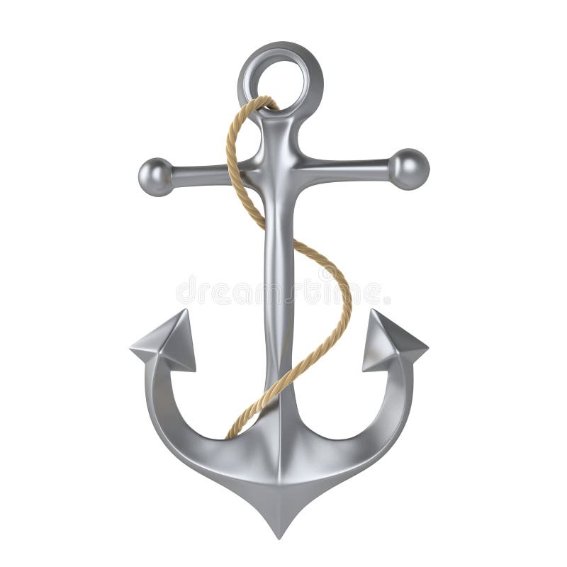 Anker getrennt stock abbildung. Illustration von abbildung - 101041656