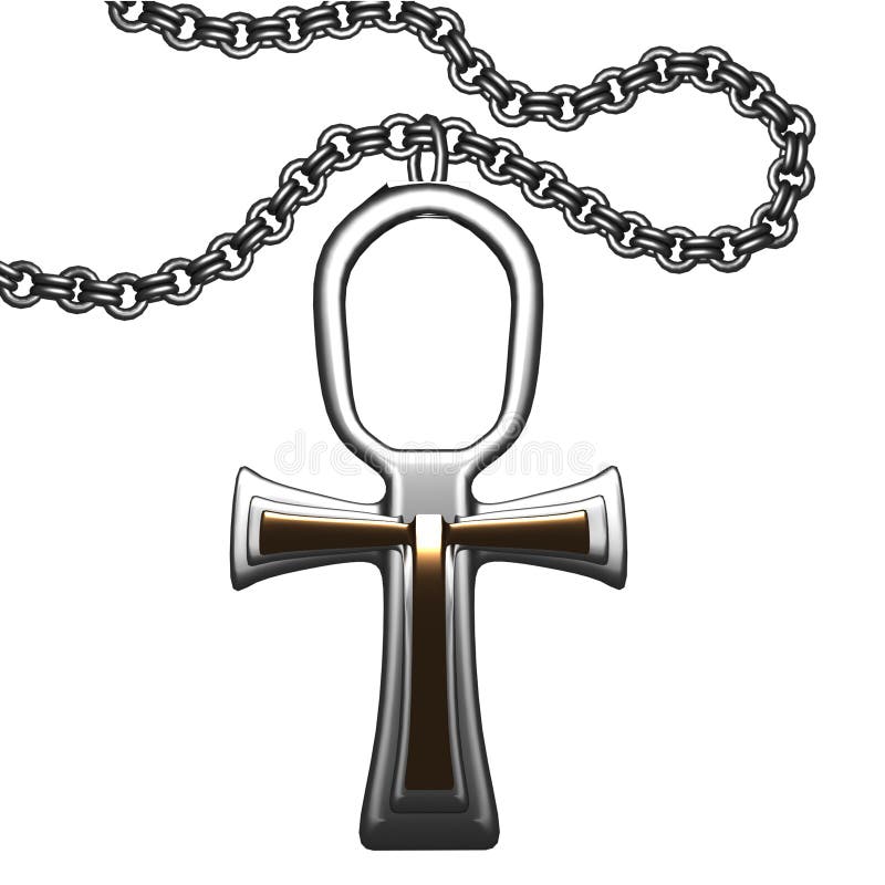 Ankh stock vector. Illustration of cross, egyptian, fire - 7358675