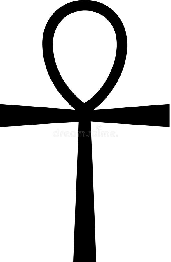 Ankh cross stock vector. Illustration of pray, ancient - 241027589