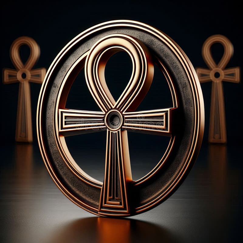 Ankh Symbol an Ankh Symbol with a Cross Shape a Bold Design and Stock ...