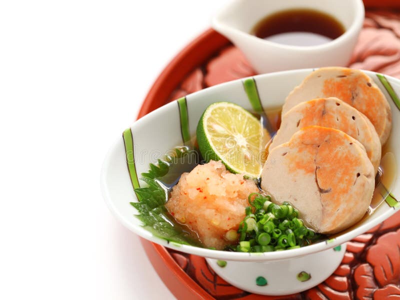Ankimo, Steamed Monkfish Liver, Japanese Cuisine Stock Image - Image of ...