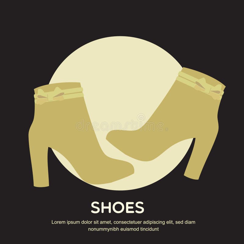 Ankle Boots. Vector Illustration Decorative Design Stock Vector ...