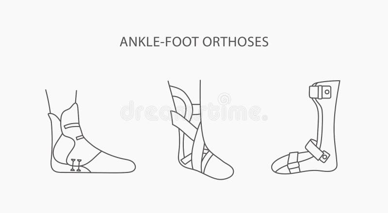 Ankle Foot Orthosis Stock Illustrations – 85 Ankle Foot Orthosis Stock ...