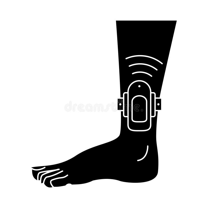 Ankle Monitor Stock Illustrations – 33 Ankle Monitor Stock ...