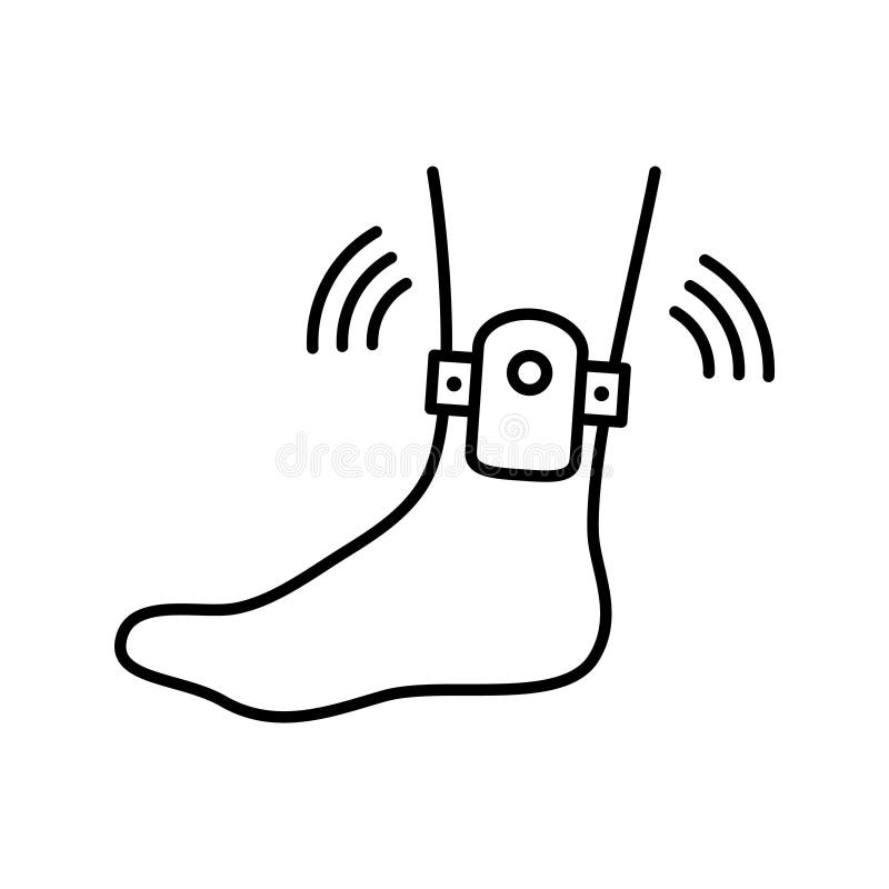 Ankle Monitor Stock Illustrations – 33 Ankle Monitor Stock ...