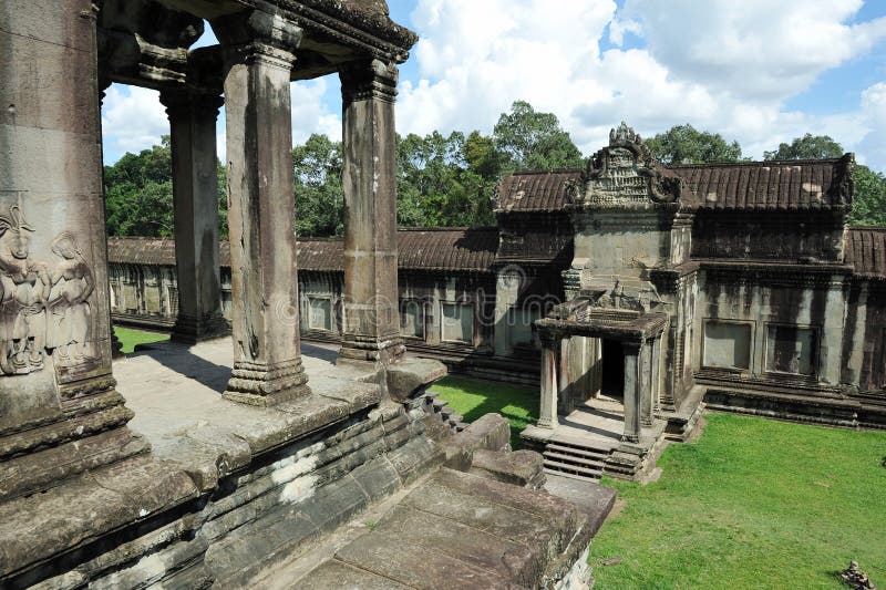 Ankor Wat stock photo. Image of angkor, columns, destination - 25859580