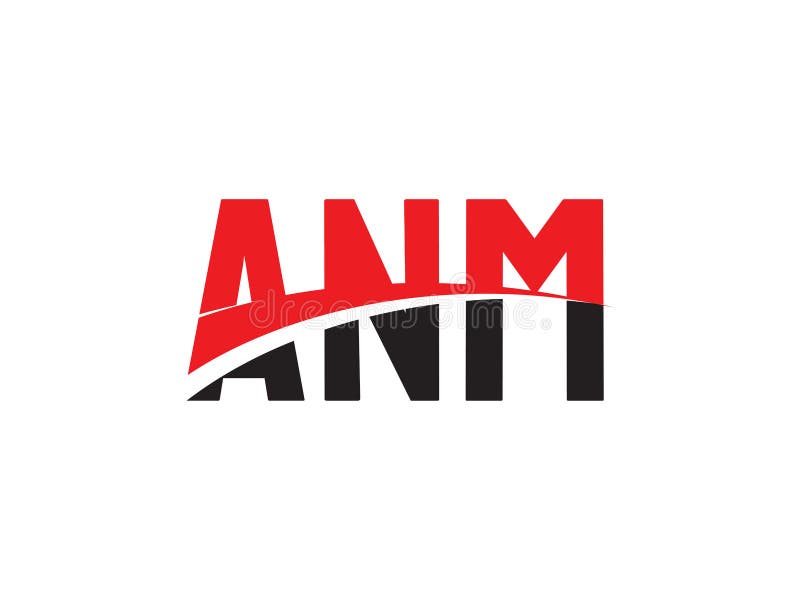 ANM Letter Initial Logo Design Vector Illustration Stock Vector ...