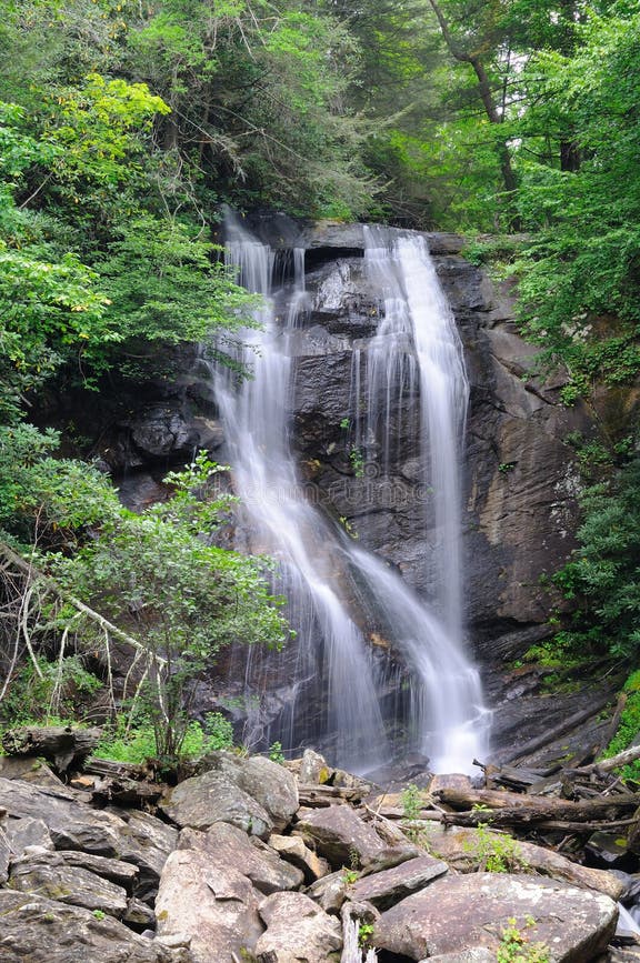 Anna Ruby Falls stock photo. Image of stream, waterfall - 15684972