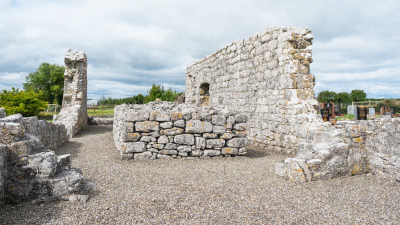 Annaghdown Churches Ruin editorial stock photo. Image of travel - 127427423