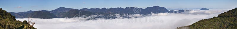 Annam Highlands Mountain Range in Laos Stock Image - Image of highlands ...