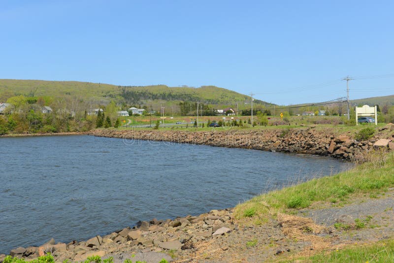 Annapolis River in Nova Scotia NS, Canada Stock Image - Image of ...