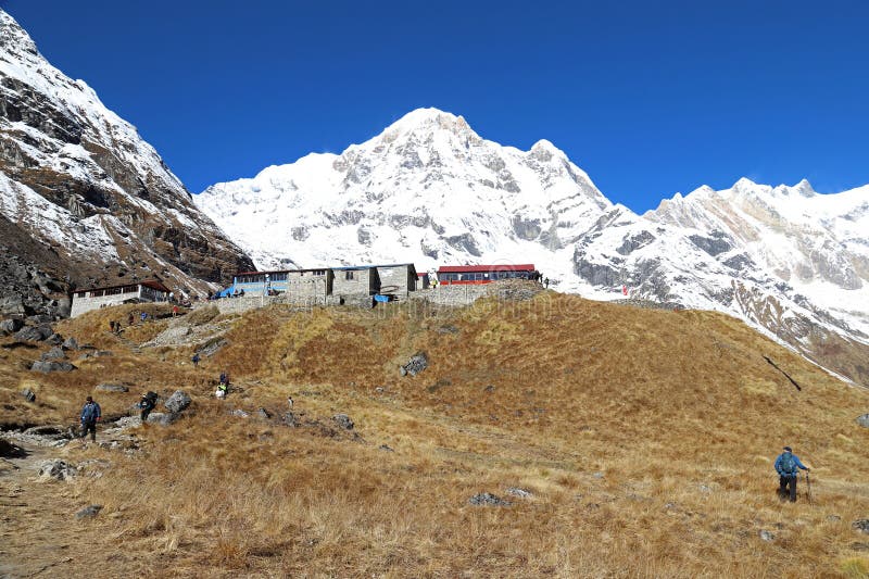 Annapurna Base Camp (ABC), Nepal Editorial Photo - Image of annapurna ...