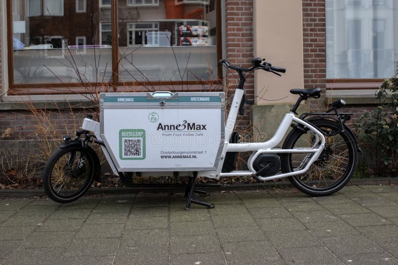 Anne and Max Delivery Bike at Amsterdam the Netherlands 13-2-2025 ...