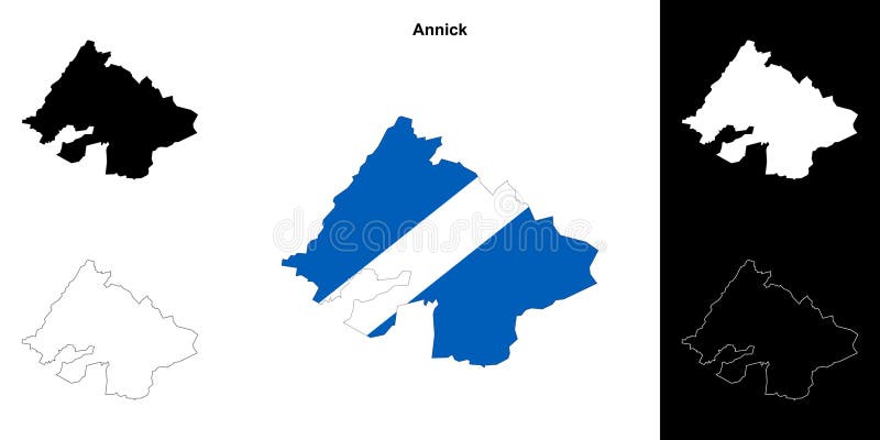 Annick Outline Map Stock Illustrations – 1 Annick Outline Map Stock ...