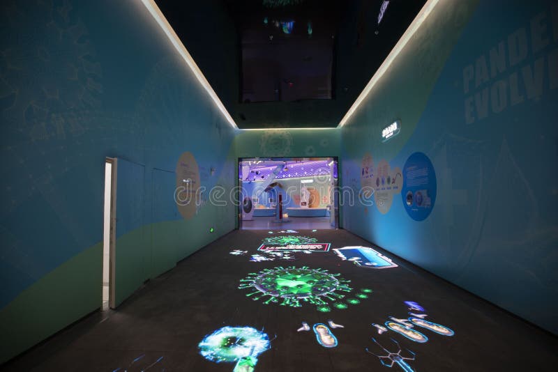 Ground Projection of Science and Technology Museum Editorial Photo ...