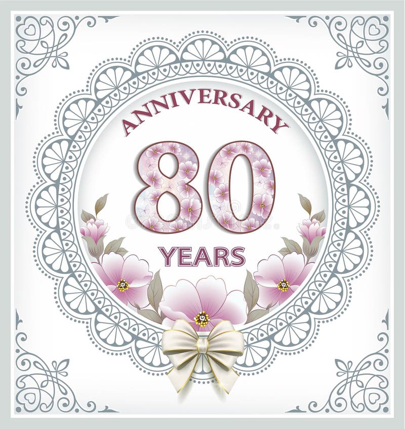80 Years Floral Stock Illustrations – 32 80 Years Floral Stock ...
