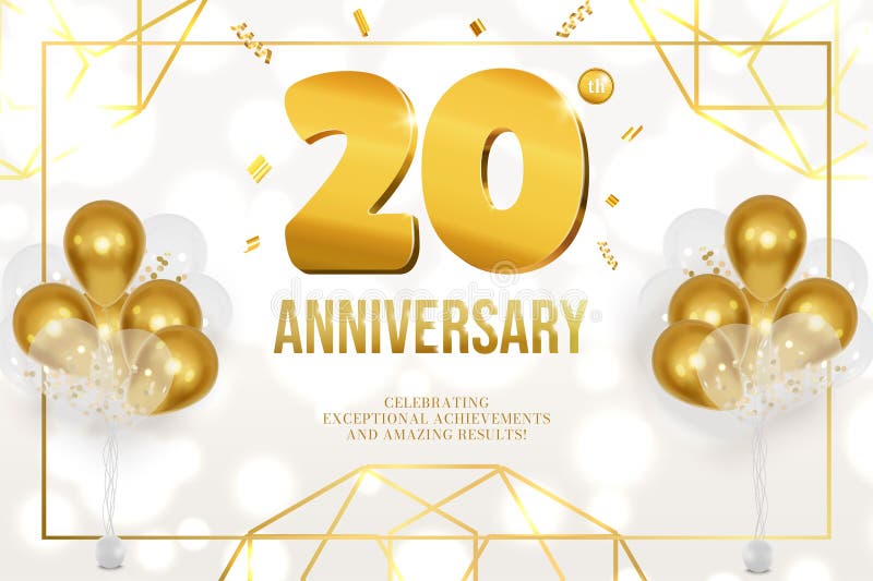 Anniversary Celebration Flyer Silver Numbers Dark Background Design ...